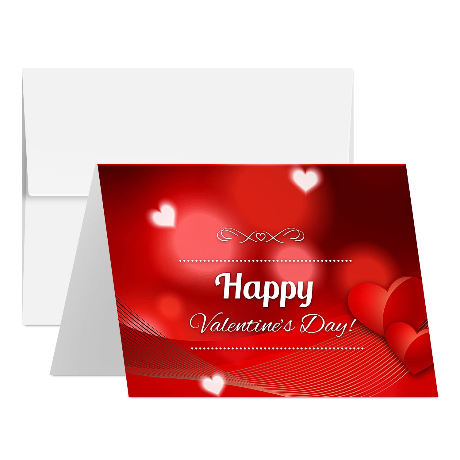 Happy Valentine’s Day Greeting Cards and Envelopes, Beautiful and ...