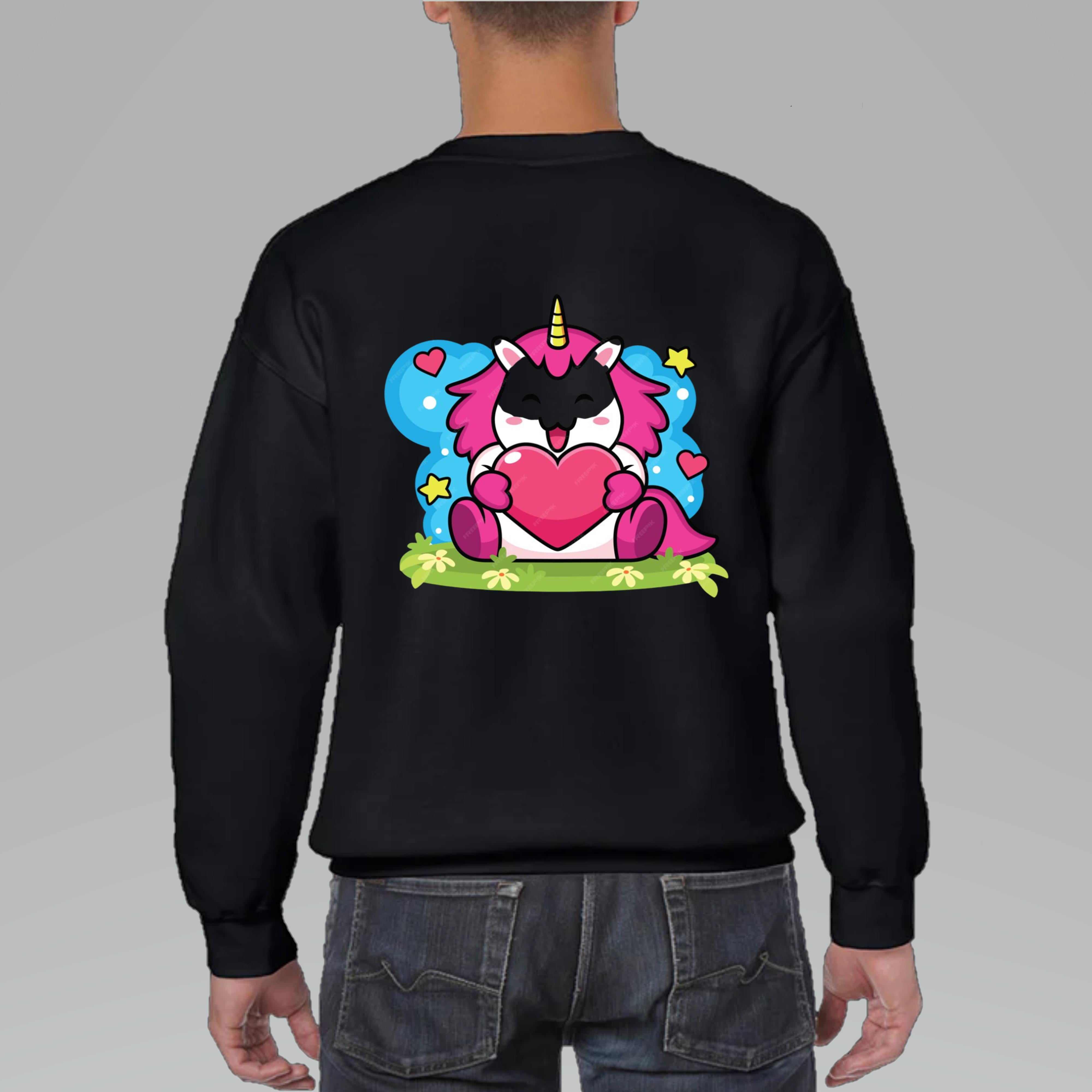 Happy Valentine's Day Lettering Hoodie – Playful Design with Love ...