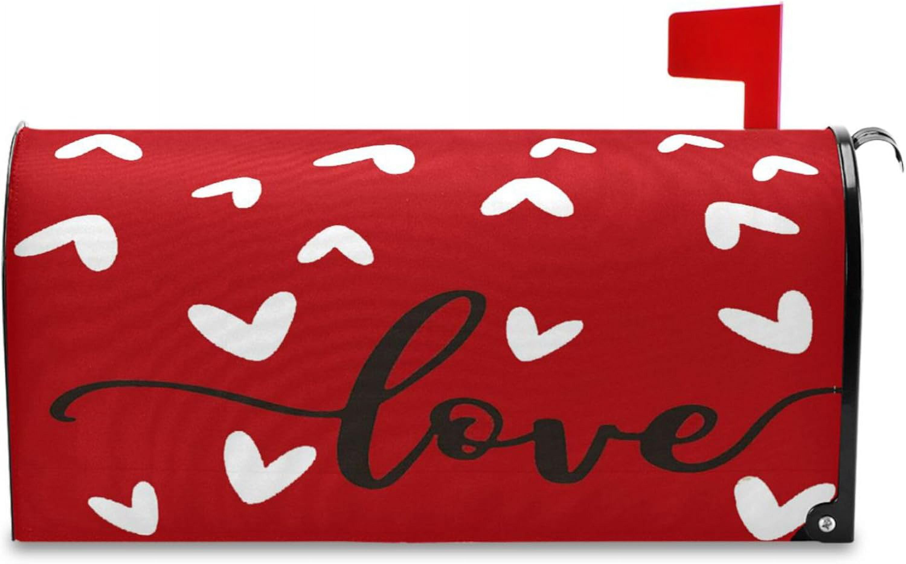 Happy Valentine''s Day Mailbox Cover Standard Size Valentines Day Red ...