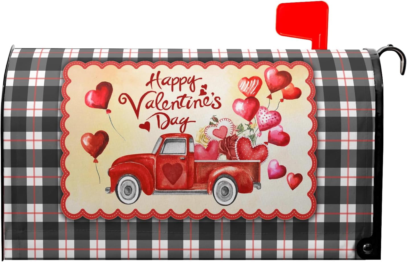 Happy Valentine''s Day Mailbox Covers Magnetic Standard Size 18" X 21 ...