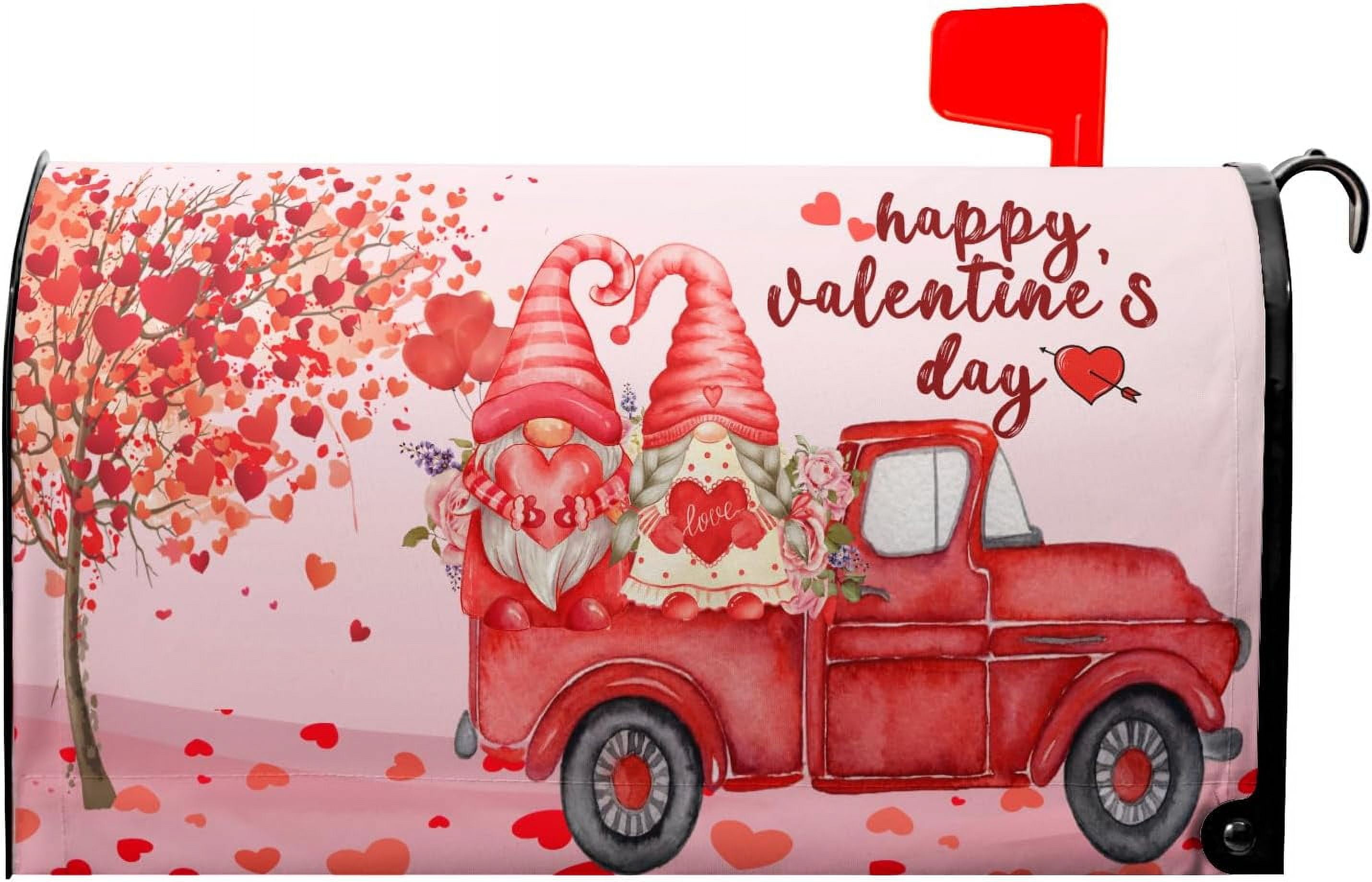 Happy Valentine''s Day Mailbox Standard Size 25.5 X 21 Welcome Holiday ...