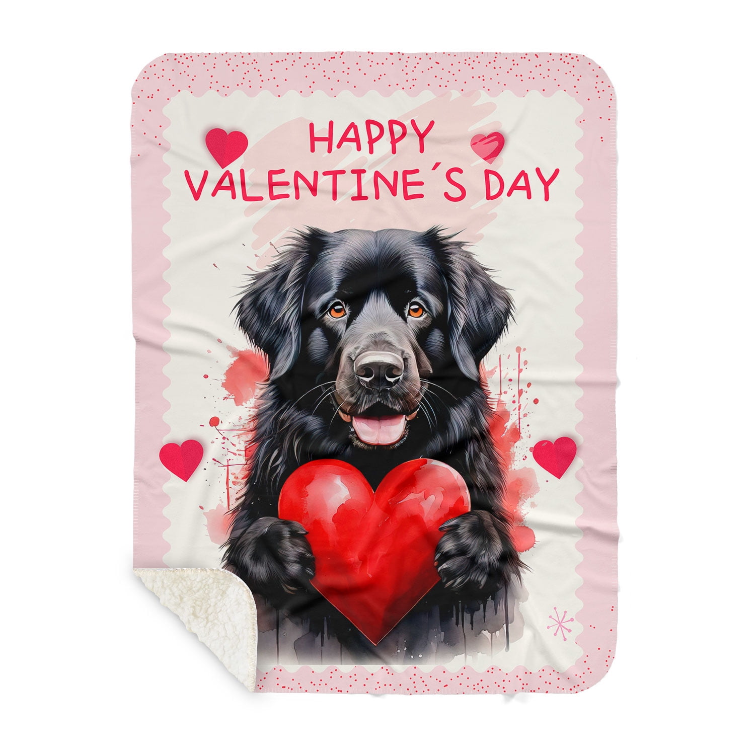 Happy Valentine's Day Newfoundland Brings Love Heart Cozy Sherpa ...