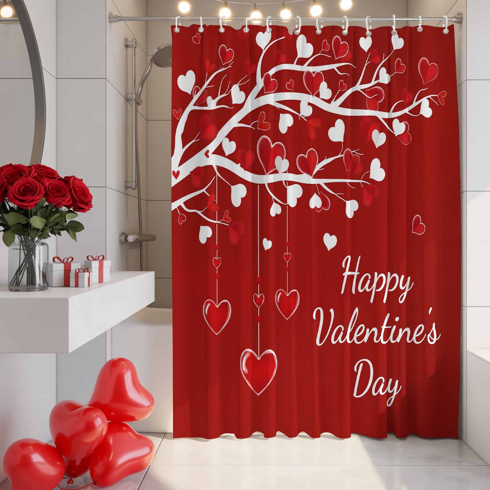 Valentines Day Shower Curtainnull