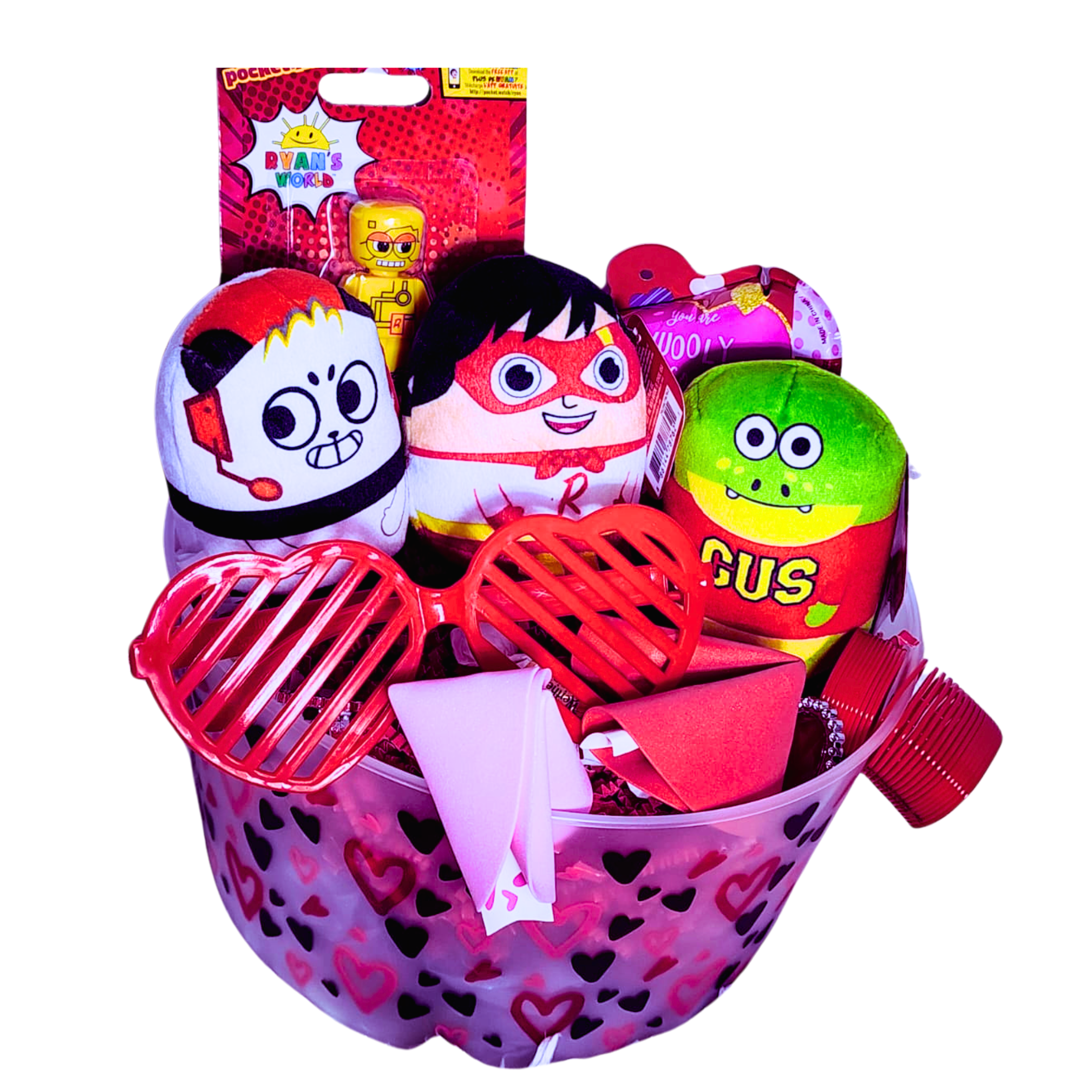 Happy Valentine's Ryan Gus World Valentine Valentines Gift Basket ...