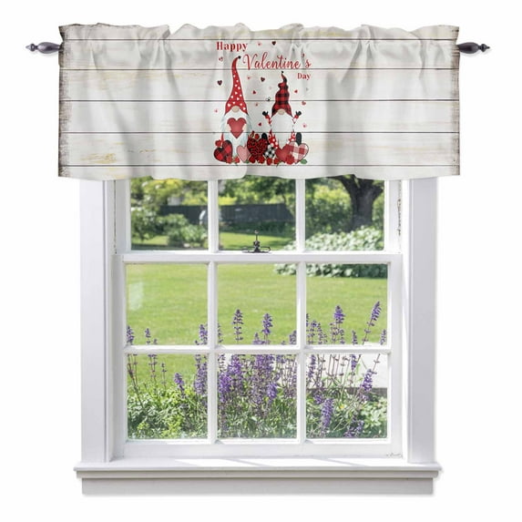 Happy Valentine's Valances for Windows, Day Gnomes Red Love Hearts on ...