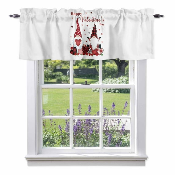 Happy Valentine's Valances for Windows, Day Gnomes Red Loves Valance ...