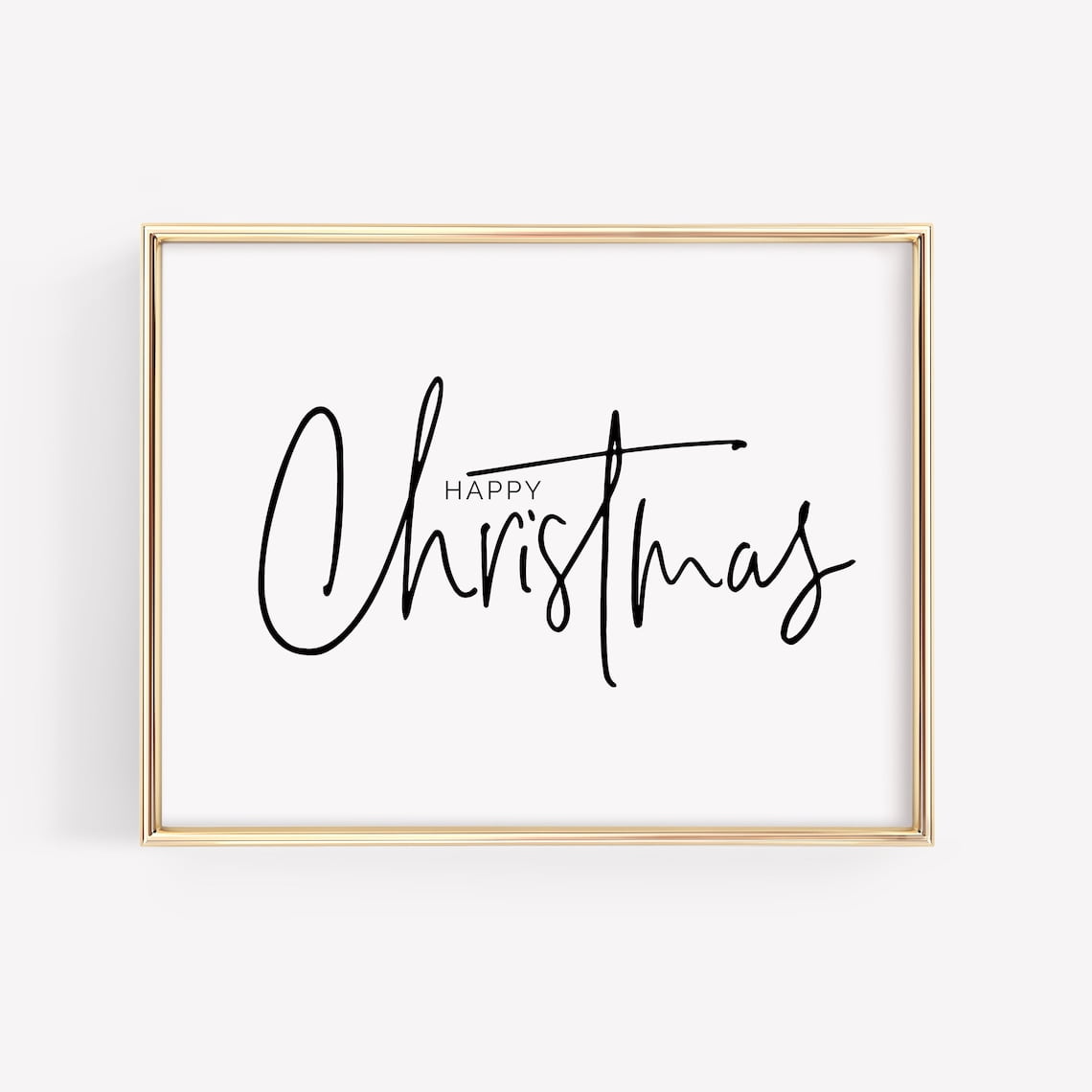 Happy Winter Holiday Poster, Happy Winter Holiday Sign, Minimalist ...