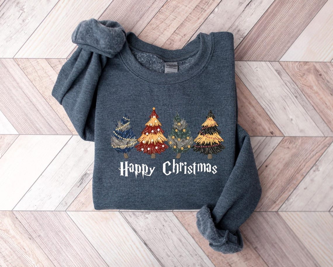 Happy Wizard Sweatshirt, Wizard Tree Sweater, Happy Wizard Hoodie ...