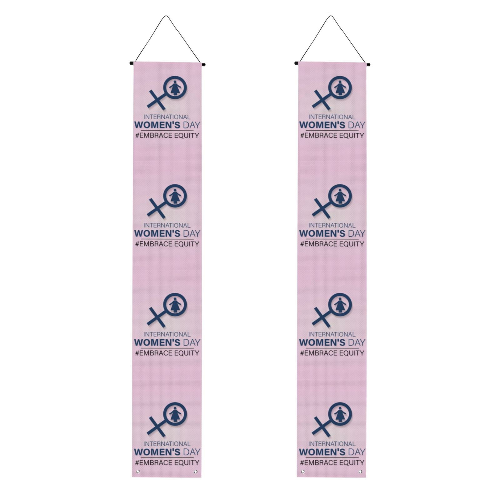 Happy Women'S Day Embrace Equity 2025 Door Banner Decor Porch Banner ...