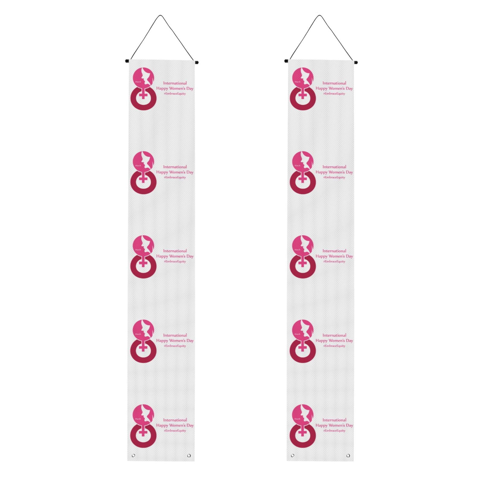 Happy Women'S Day Embrace Equity 2025 Door Banner Decor Porch Banner ...