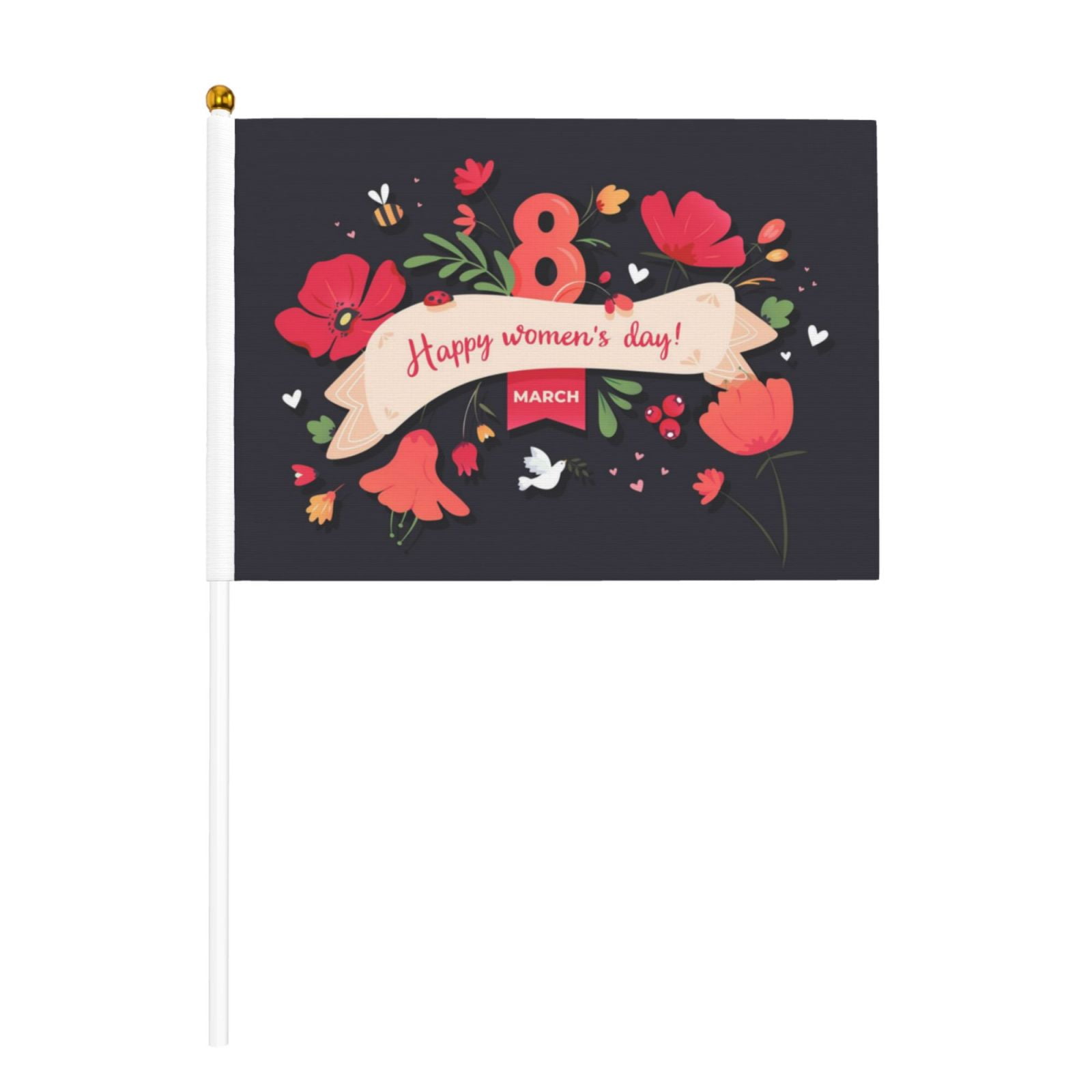 Happy Women'S Day Embrace Equity 2025 Flag Small Mini Hand Held Flags ...