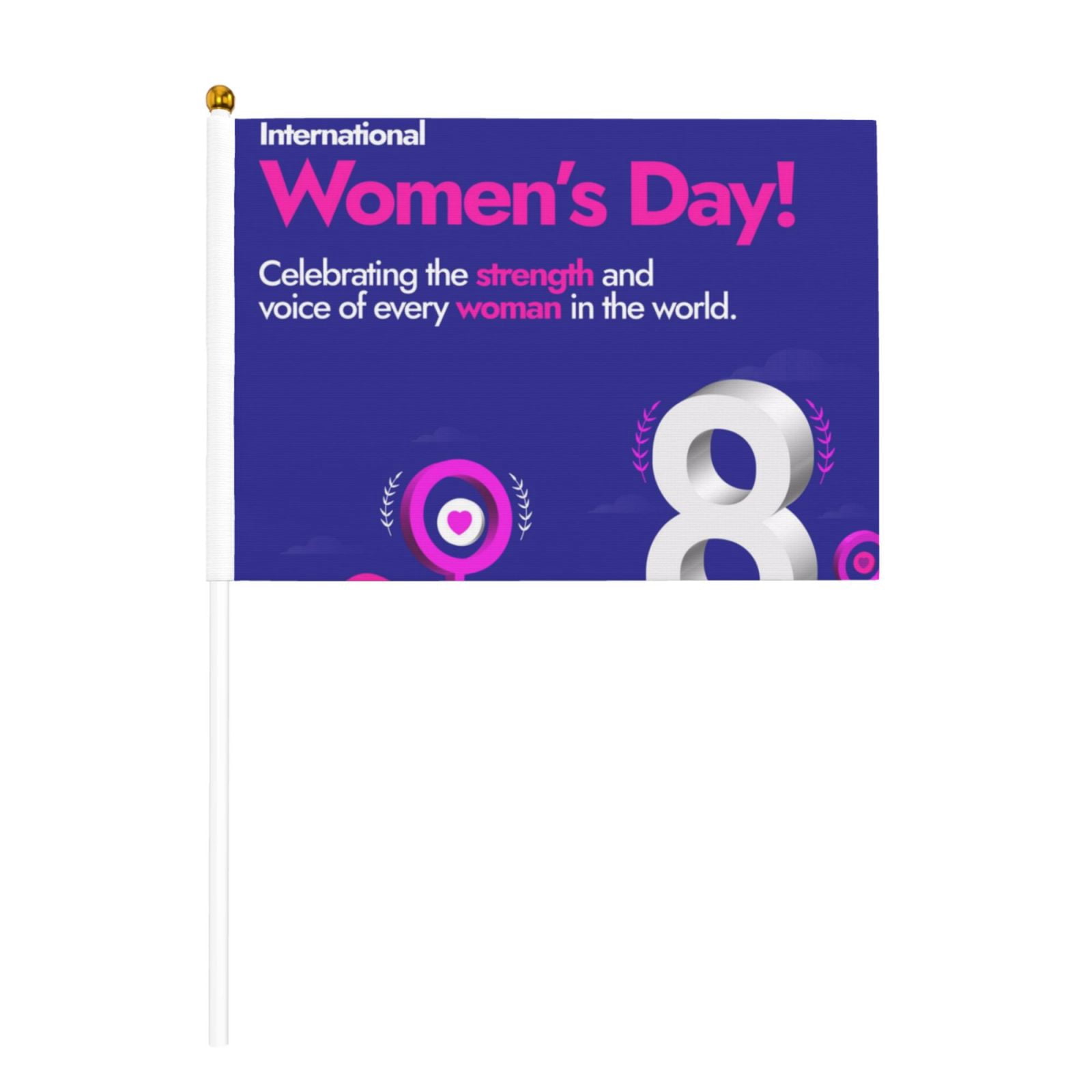 Happy Women'S Day Embrace Equity 2025 Flag Small Mini Hand Held Flags ...