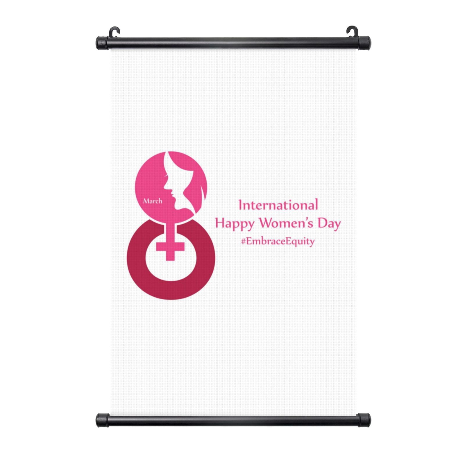 Happy Women'S Day Embrace Equity 2025 Poster Wall Art Banner Backdrop ...