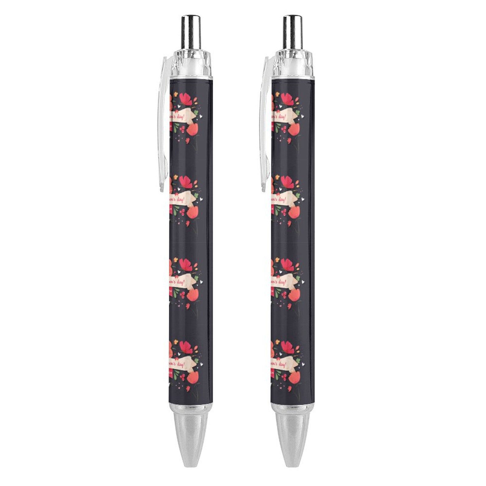 Happy Women's Day Embrace Equity 2025 Ballpoint Pen Retractable Pens Black Writing Pen Office ...