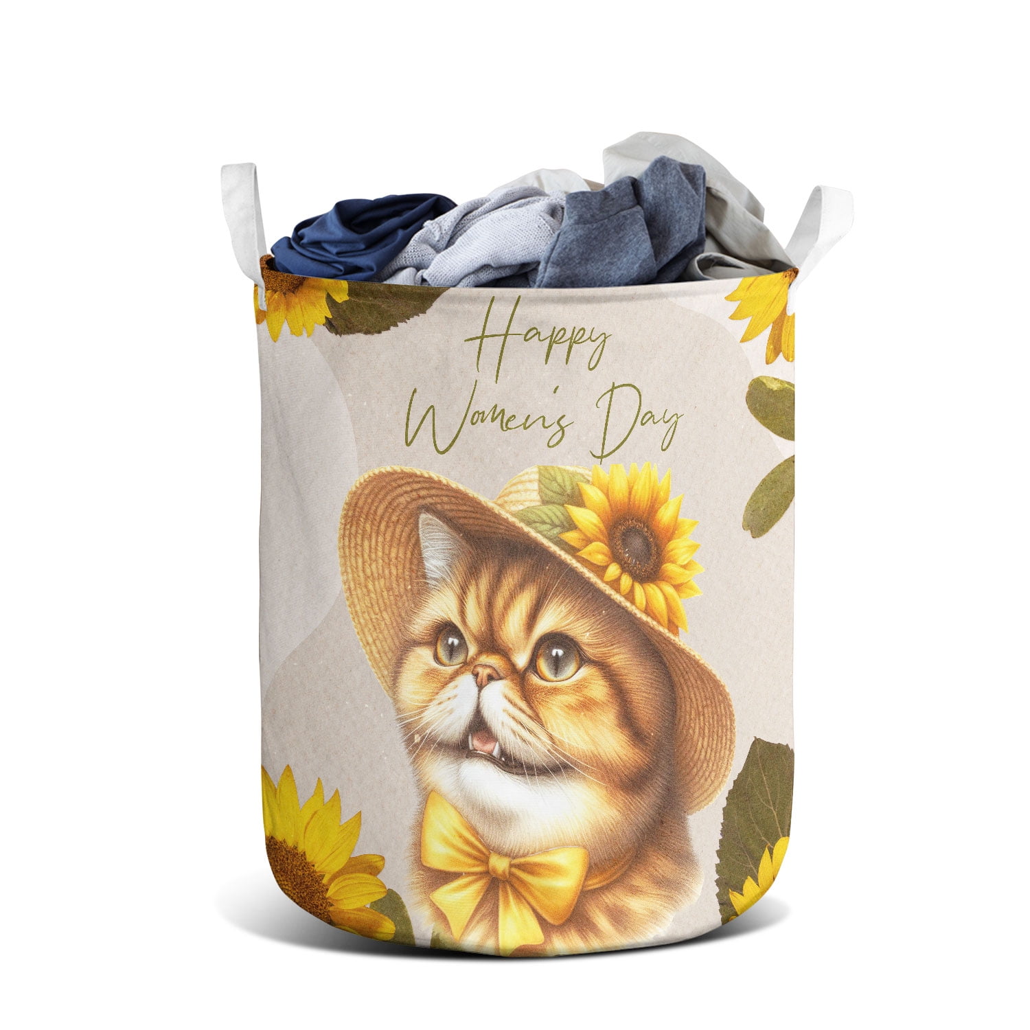Happy Women's Day Exotic Shorthair Sunflower Vintage Proud Mom Foldable ...