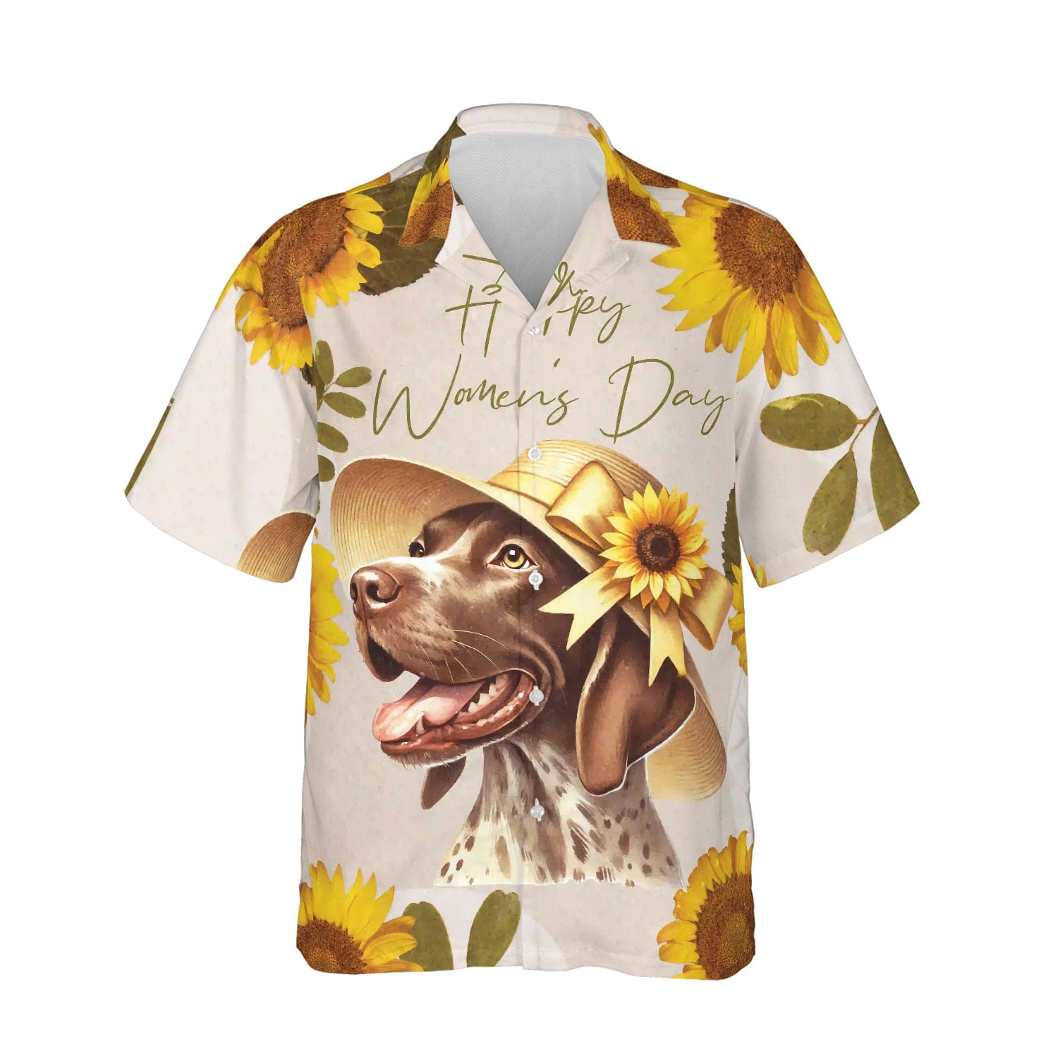 Happy Women's Day German Shorthaired Pointer Sunflower Vintage Proud ...
