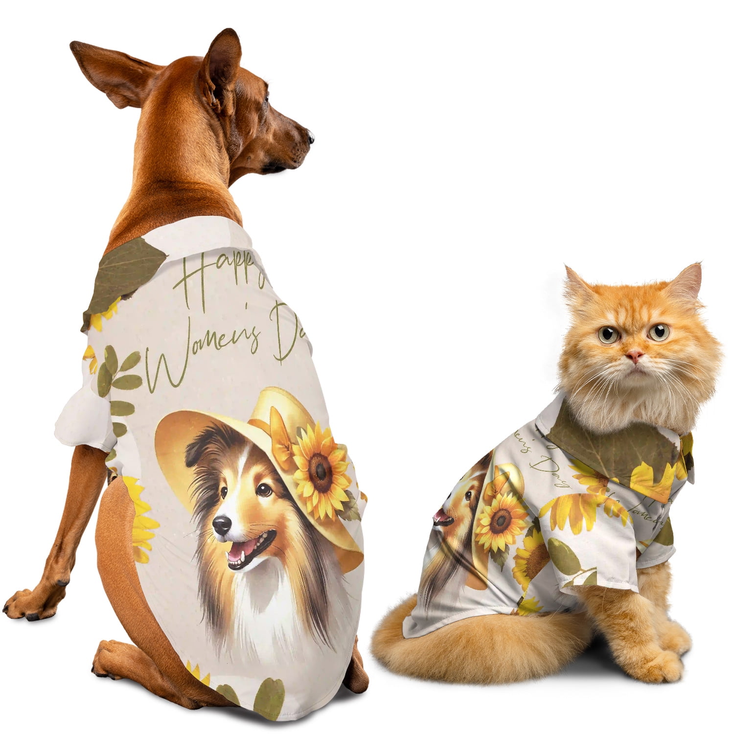 Happy Women's Day Shetland Sheepdog Sunflower Vintage Proud Mom ...