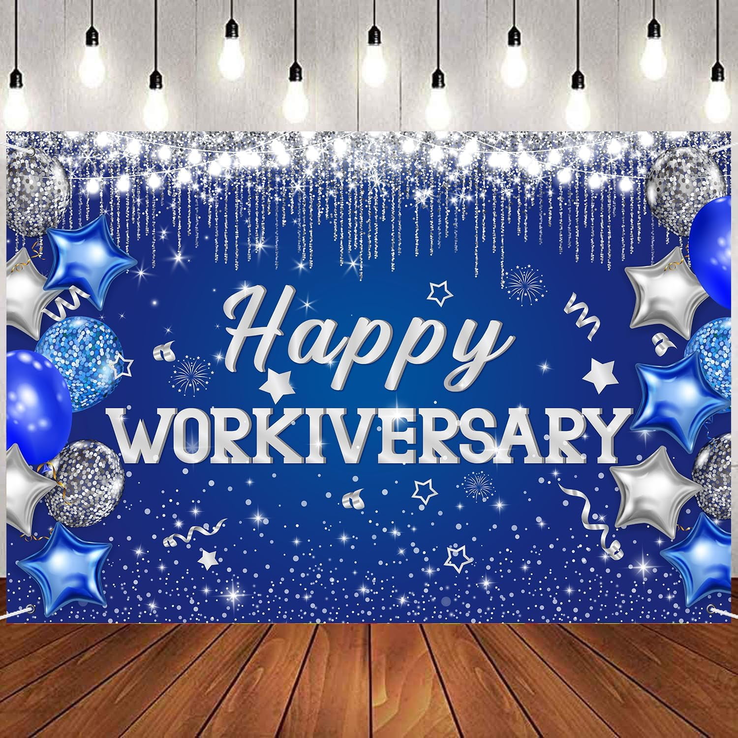 Happy Workiversary Backdrop Work Anniversary Party Photography ...