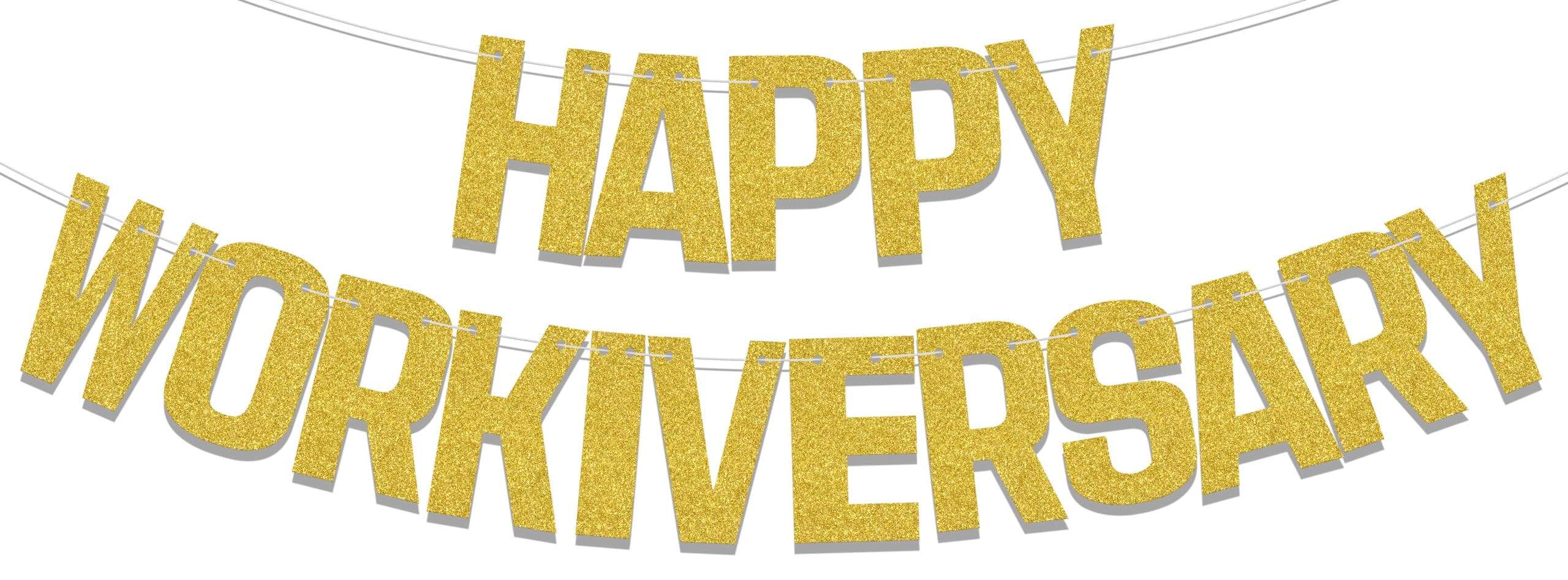 Happy Workiversary Banner, Work Anniversary Decorations, Congrats Work ...