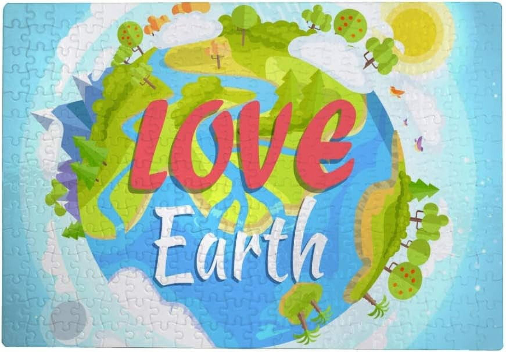 Happy World Environment Day Love Earth Jigsaw Puzzles for Adults 500 ...