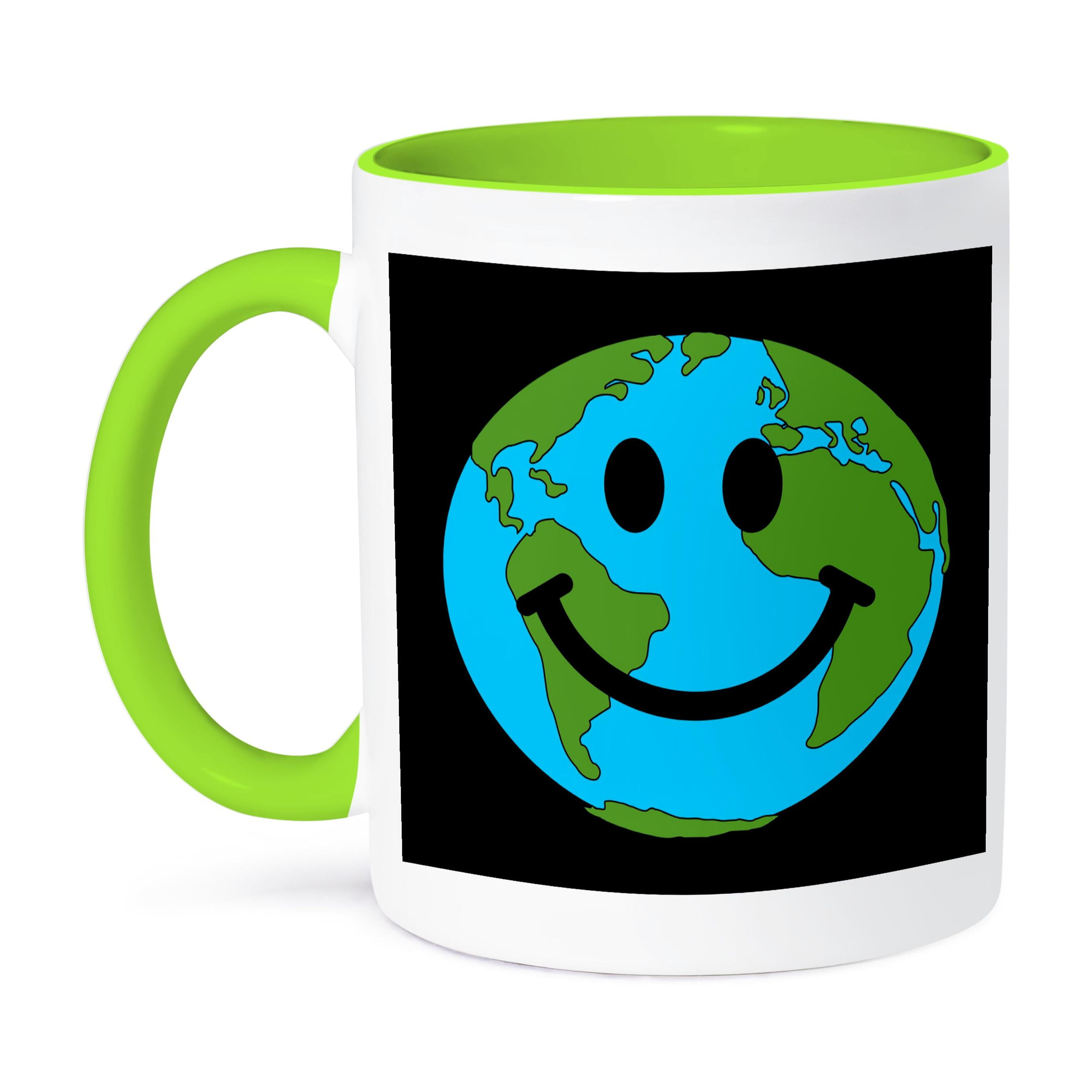 3dRose, Happy World Planet Earth smiling Face - Globe Earth day ...