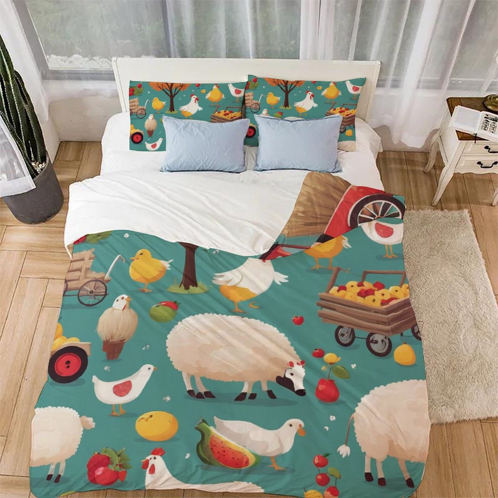 Happy animal farm Bedding Set Comforter Covers 3D Printed Quilt Cover ...