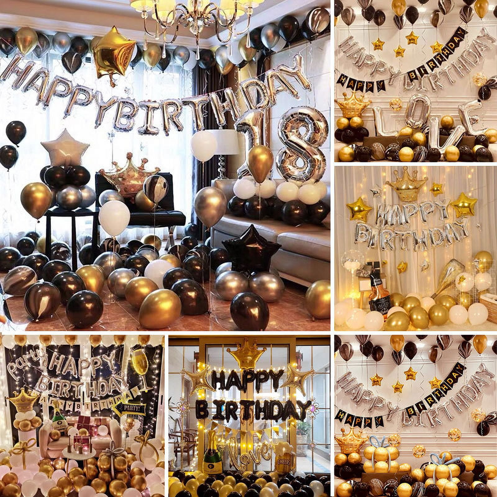 Happy birthday decoration party scene layout children's creative ...