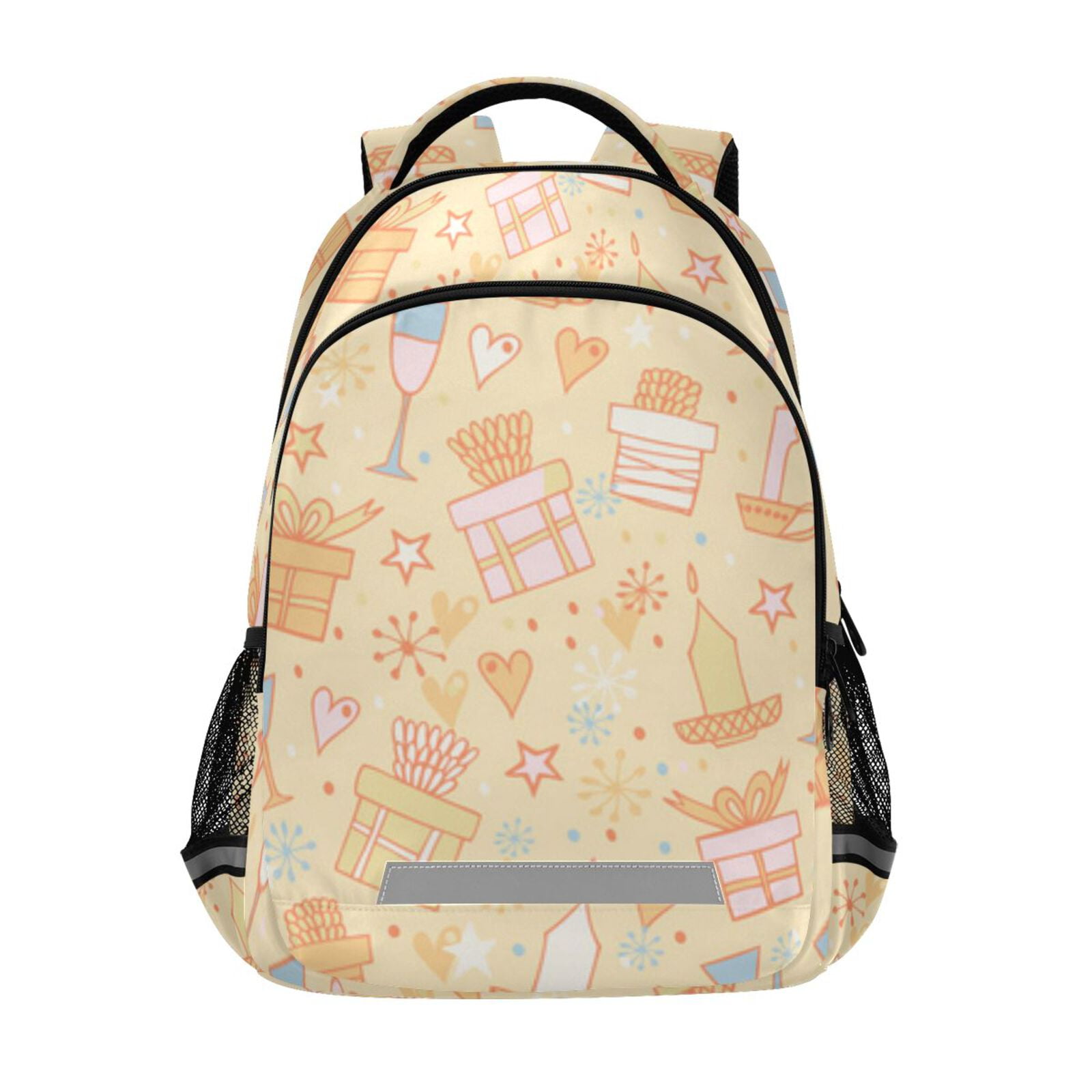 Happy birthday party pattern Backpacks with Safety Reflective Strips ...