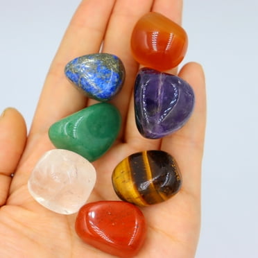 Kritne Reiki Stone Set, Chakra Stone, 7Pcs/Set Engraved Spiritual ...