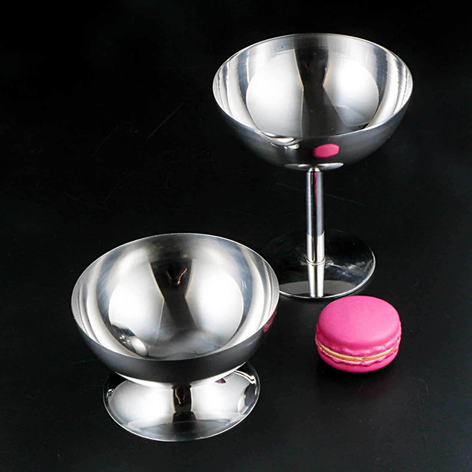 Happy date Small Cute Footed Dessert Bowls/Cups - Perfect for Dessert ...