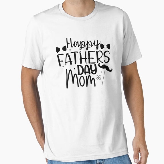 Happy her's Day Mom Shirt, Dad Graphic Tee - Walmart.com