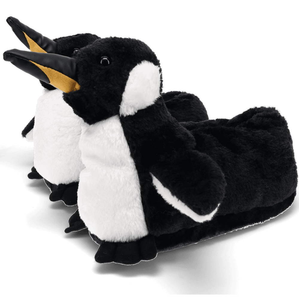 HappyFeet Animal Slippers - Penguin - Large - Walmart.com