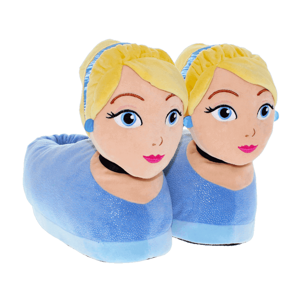 HappyFeet Disney Slippers - Cinderella - Small - Walmart.com