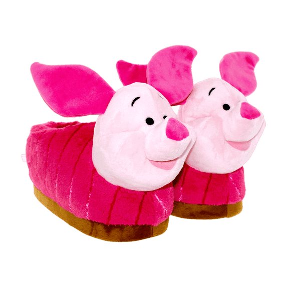HappyFeet Disney Slippers - Piglet - Pooh - Small - Walmart.com