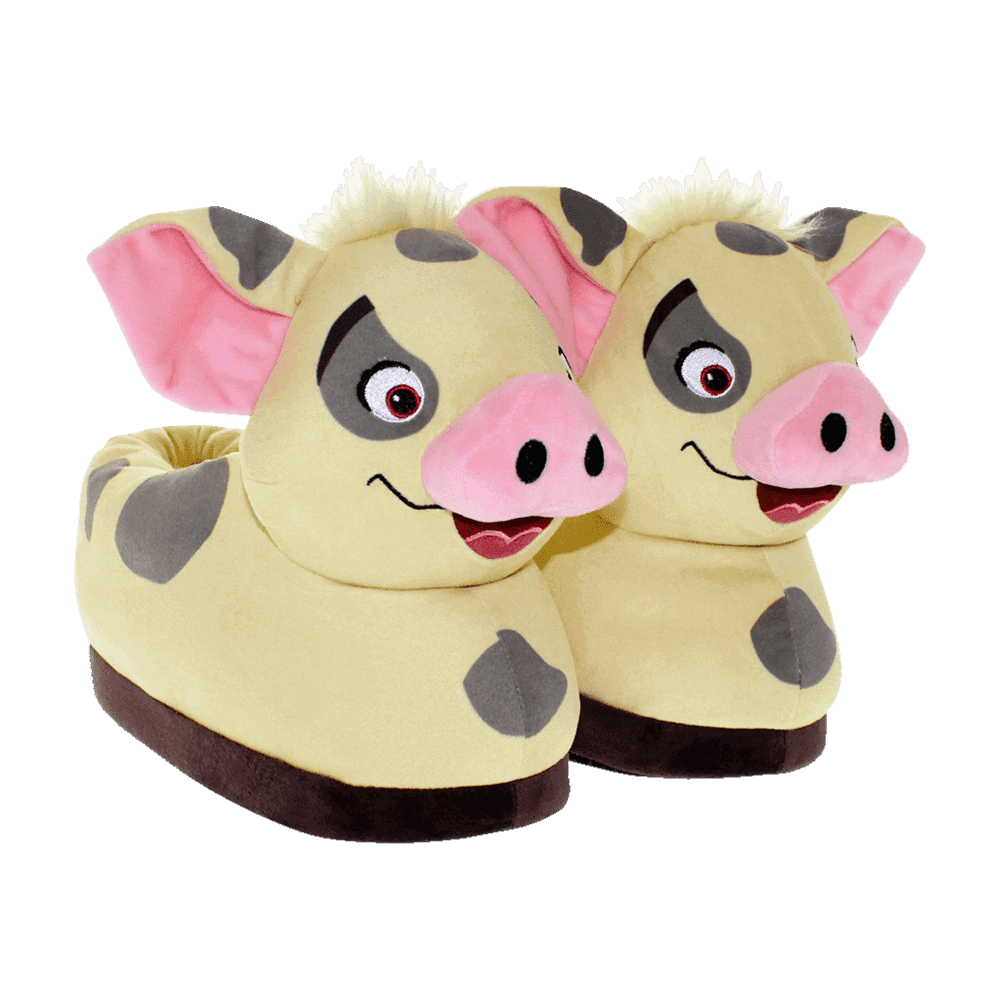 HappyFeet Disney Slippers - Pua - Moana - Small - Walmart.com