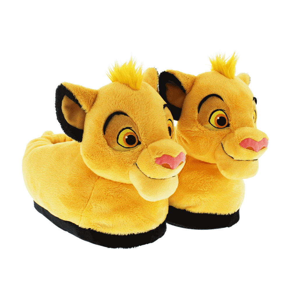 HappyFeet Disney Slippers - Simba - Lion King - Small - Walmart.com