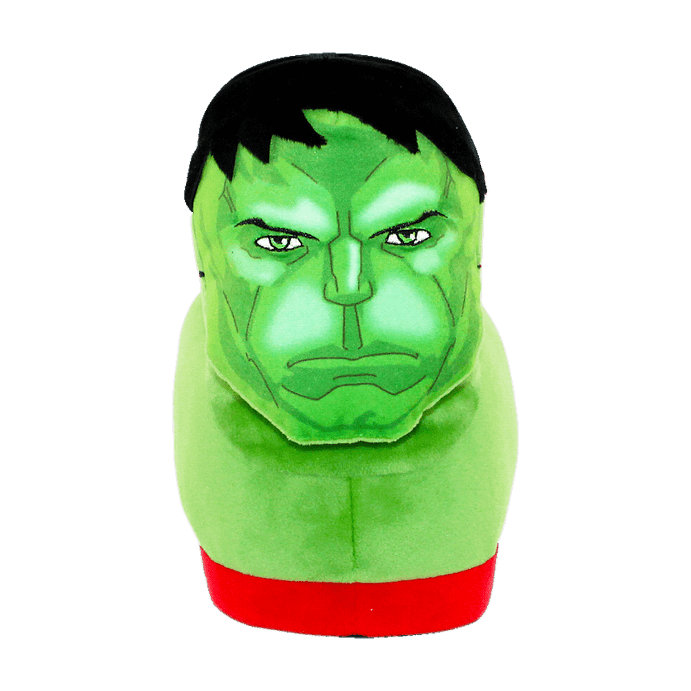 HappyFeet Marvel Slippers - Hulk - Small - Walmart.com