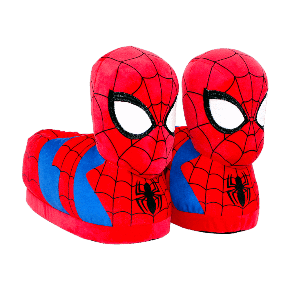 HappyFeet Marvel Slippers - Spider-Man - Small - Walmart.com