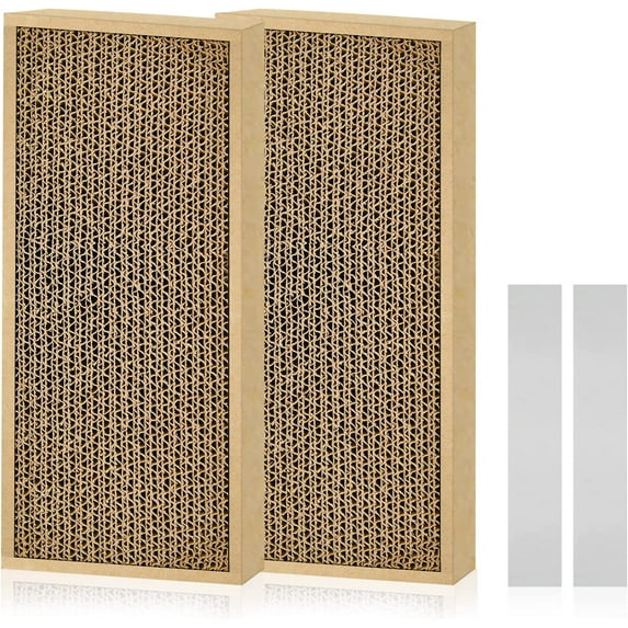 HappyFreeSX Splicing Cat Scratch Pad: Cat Scratchers for Indoor Cats ...