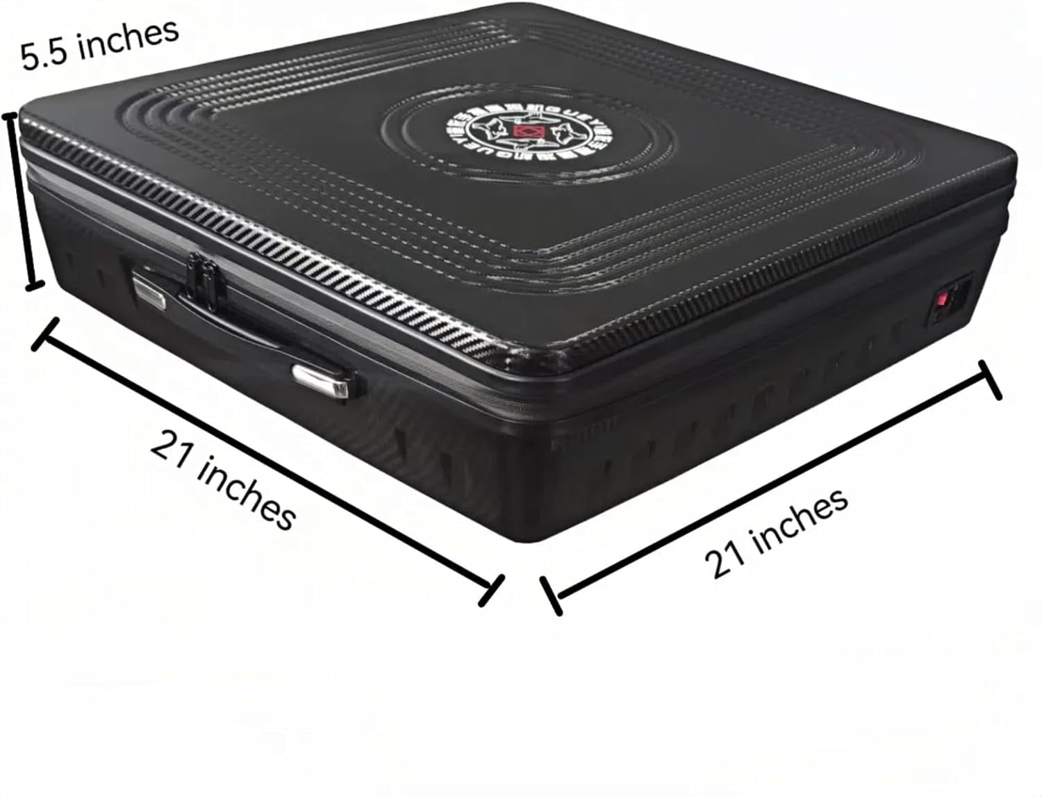 HappyRock Automatic Portable Mini Mahjong Table Black/White with One ...