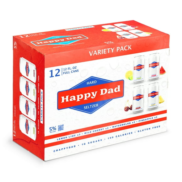 Happy Dad Hard Seltzer in Alcohol - Walmart.com