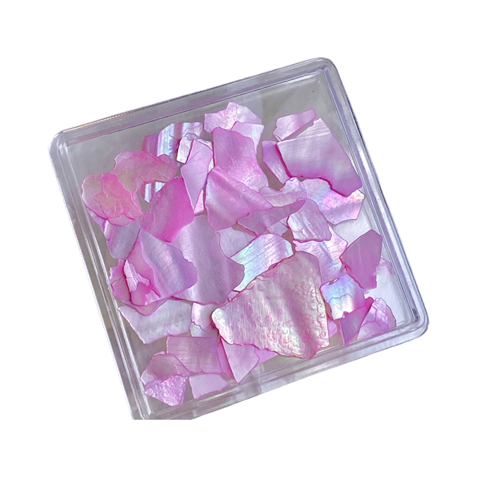 Happydeer 1 Box Nail Art Decor Irregular Shape Broken-off Ultra-thin ...