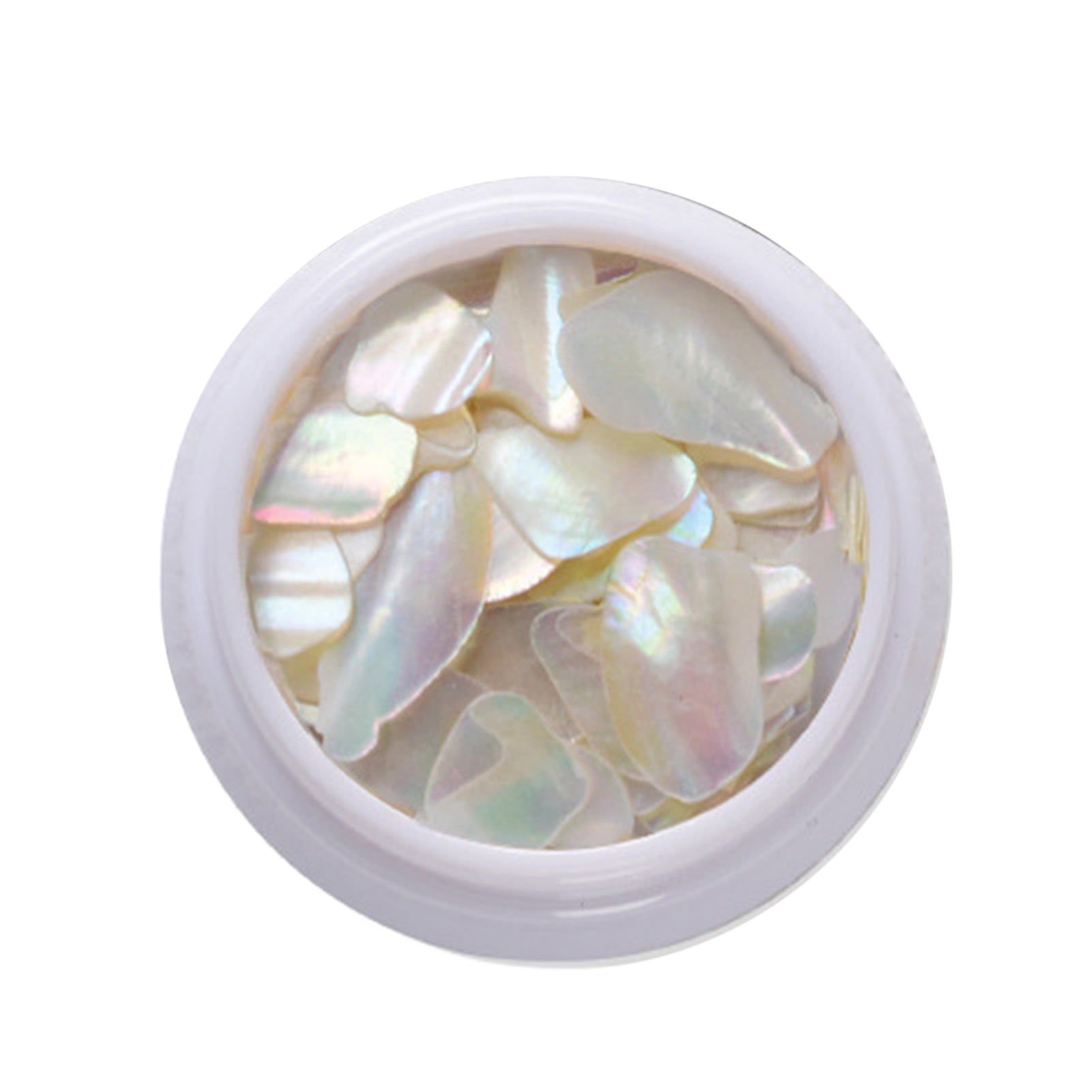 Happydeer 1 Box Nail Shells Irregular 3D Effect Flashing Crushed Stone ...