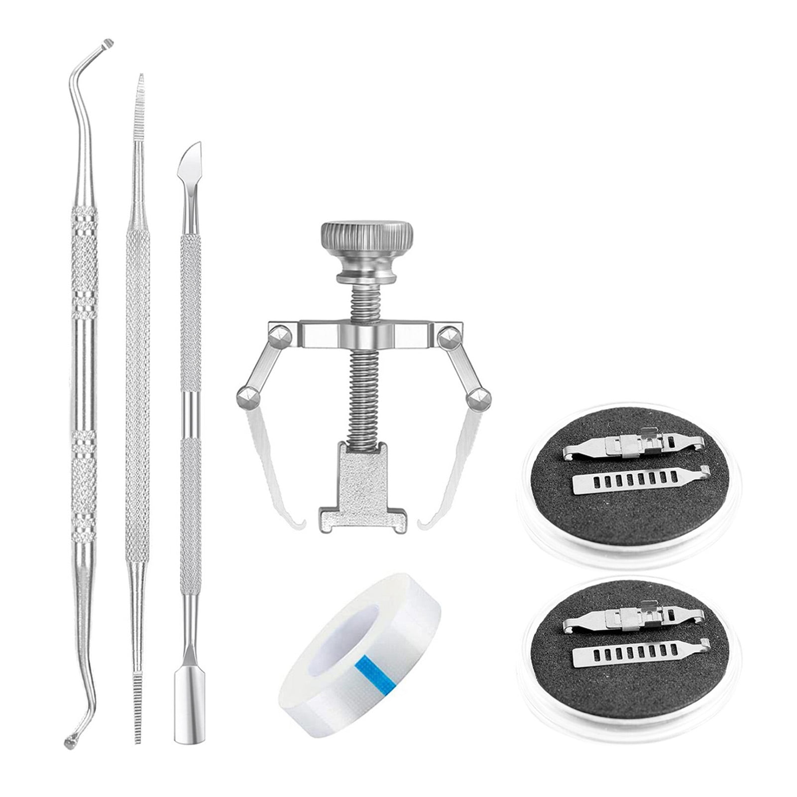 Happydeer 1 Set Toenail Groove Pad Ergonomic Professional Stainless ...