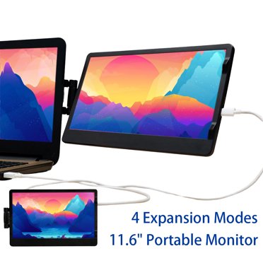 Mobile Pixels Trio Portable Monitor Extension for Laptops, 14 Inch ...
