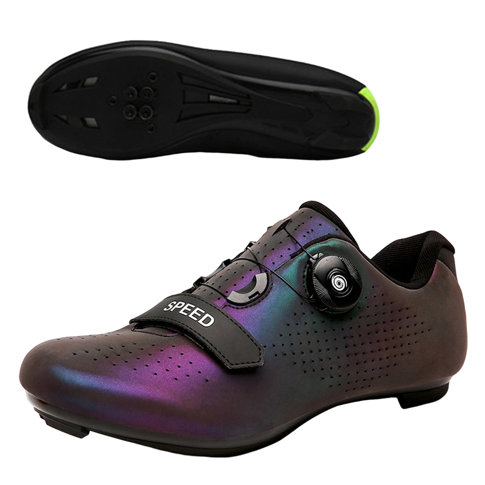 Happydeer 1Pair Cleats Spinning Shoes Impact Resistant Breathable Anti ...