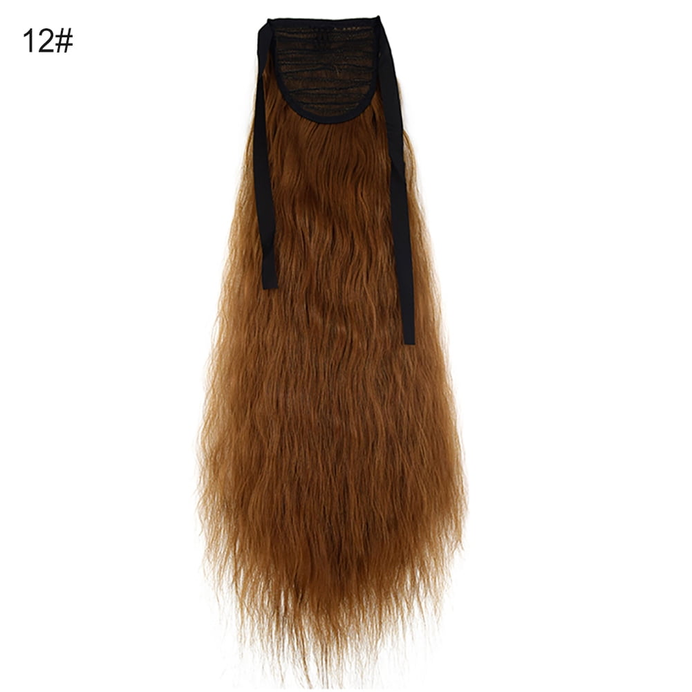 Happydeer 20inch Synthetic Fiber Long Wavy Curly Ponytail Wig Hair ...