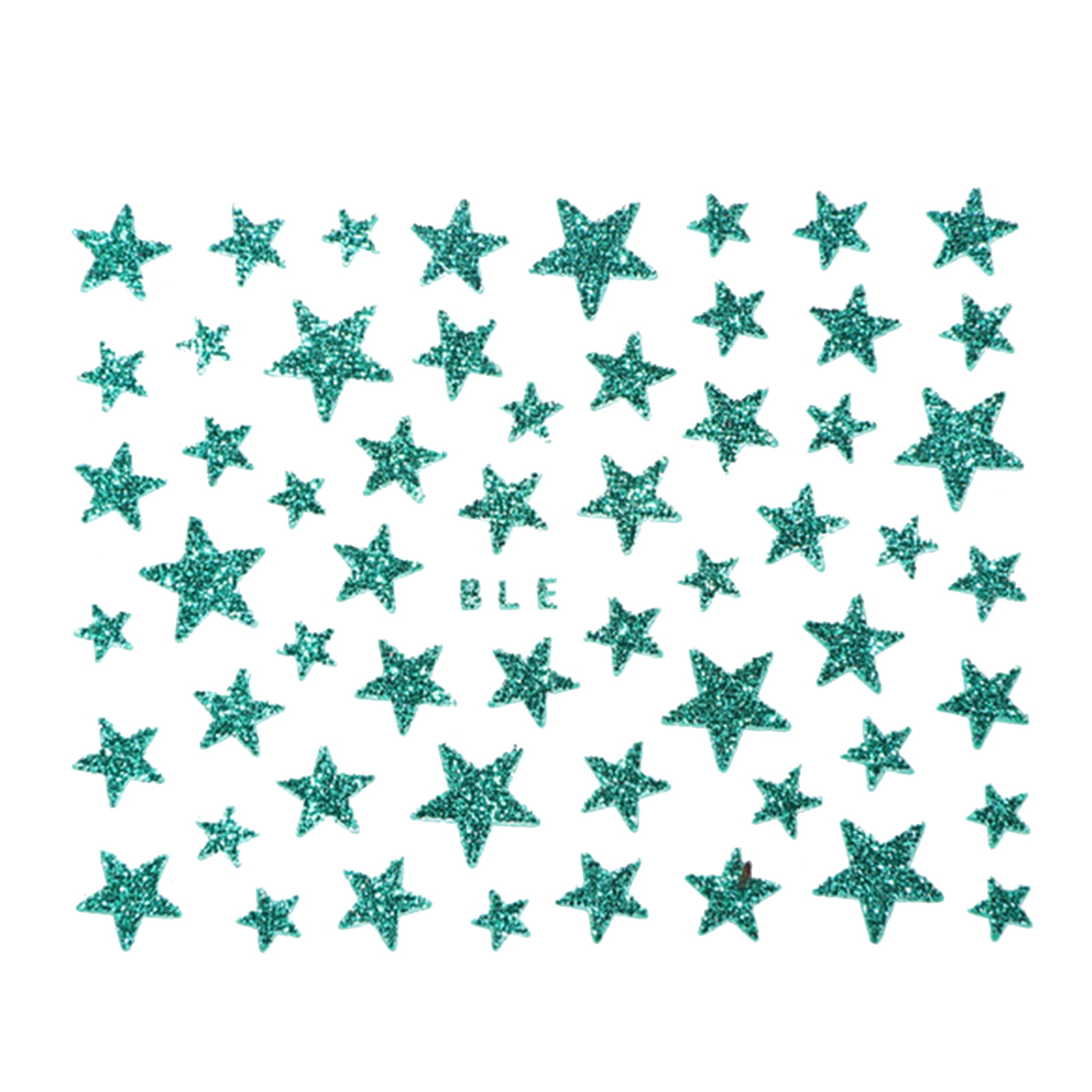 Happydeer 3D Nail Slider Stars Stickers Glitter Shiny Fingernail ...
