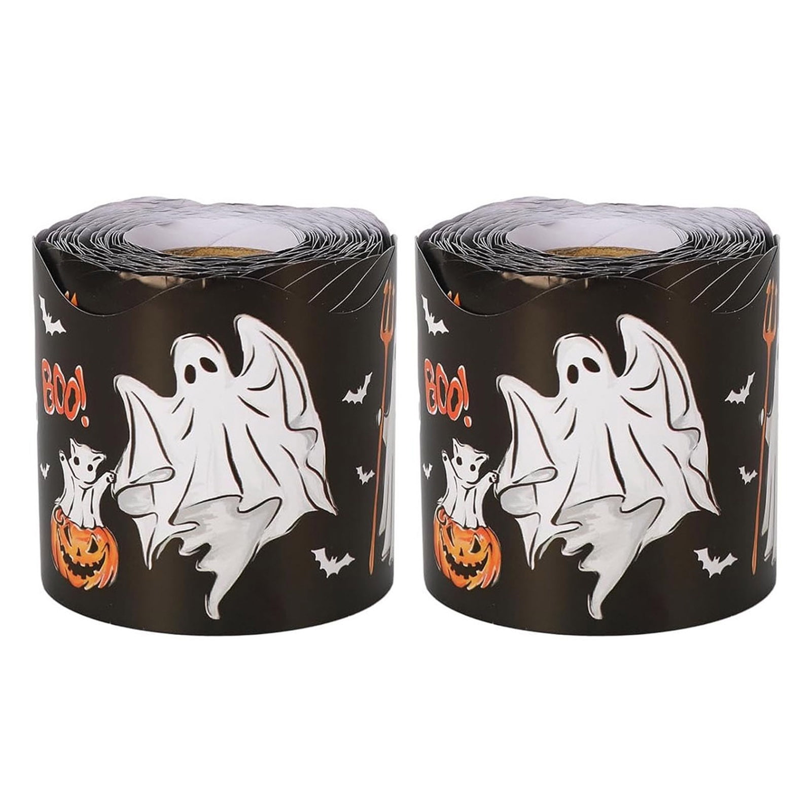 Happydeer 59 Ft Halloween Bulletin Board Border Self Adhesive Ghost Boo ...