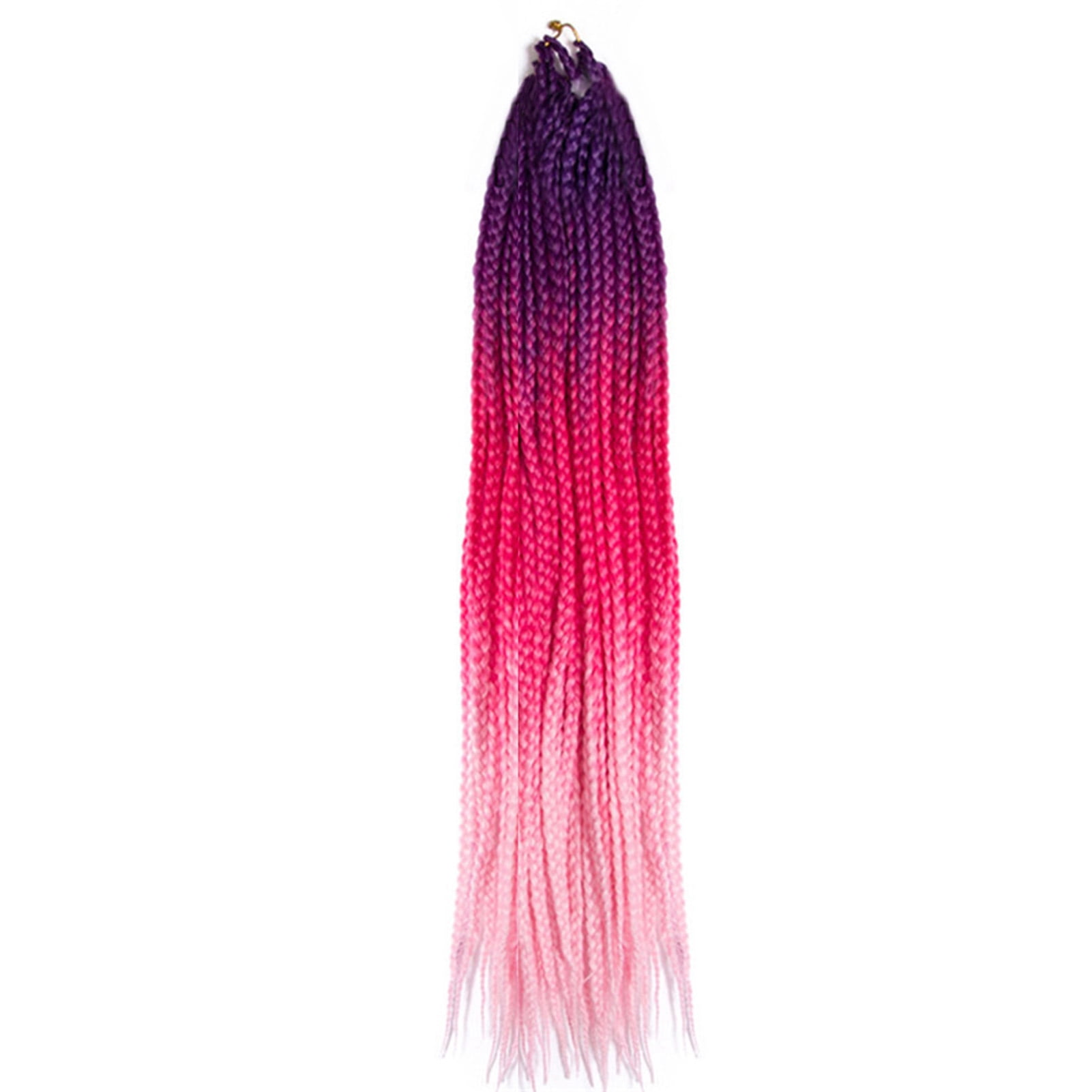 Happydeer 60cm Hair Extension Women Braided Color Block Wig for Club ...
